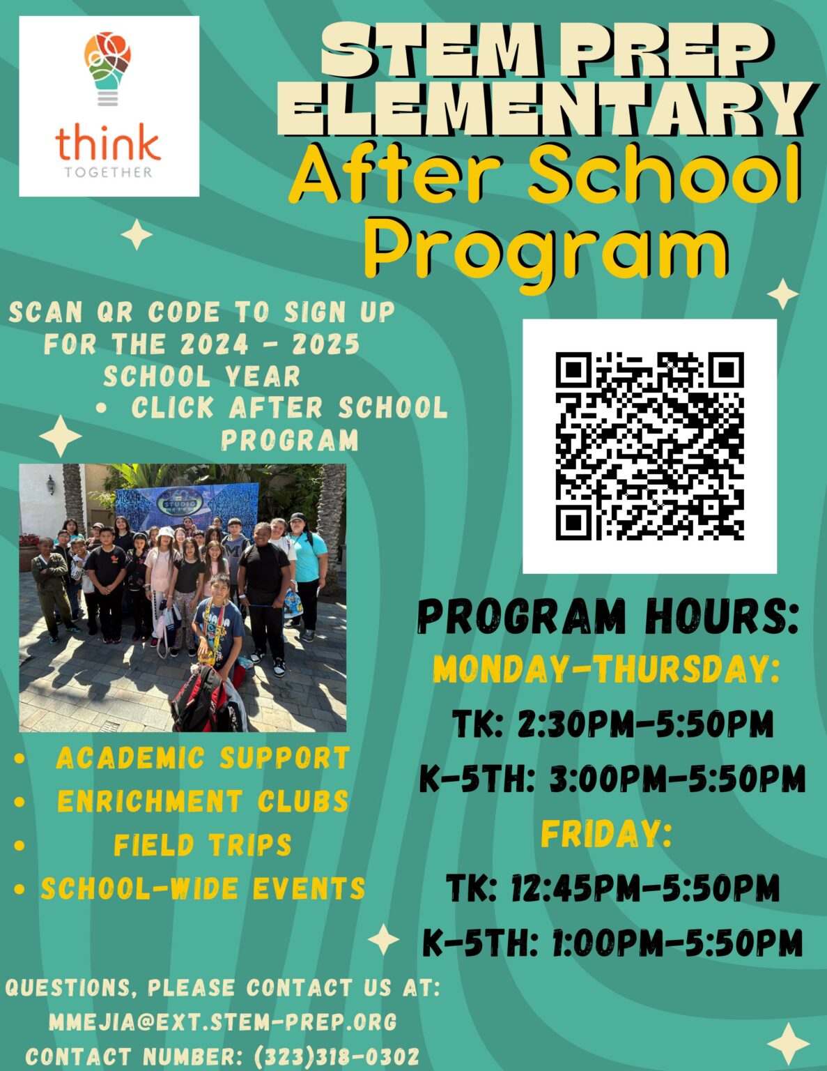 After-School Program/Expanded Learning Program - STEM Preparatory Elementary